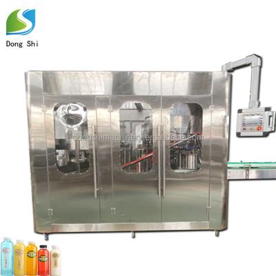 China Fully Automatic Glass Plastic Bottle Sealing Carbonated Beverage Filling Machine for sale
