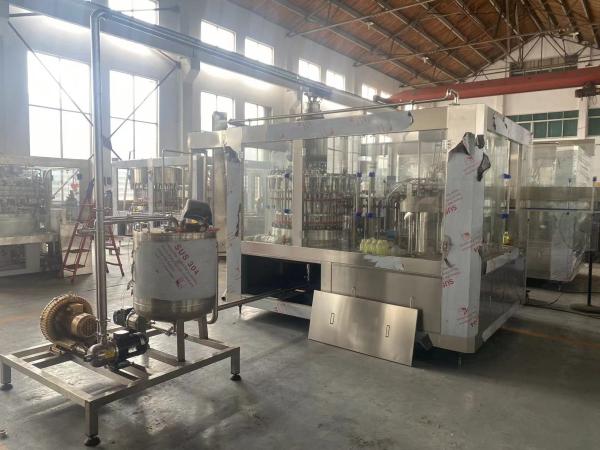 Quality Fully Automatic Glass Plastic Bottle Sealing Carbonated Beverage Filling Machine for sale