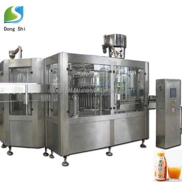 Quality RCGF24-24-8 Full Automatic Fresh Fruit Juice Drink Production Processing Line Juice Hot Filling Machine for sale