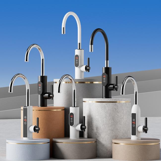 3s Fast Heating Electric Water Tap - Side View