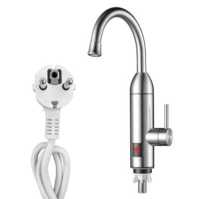 Cina 3300W Tappo elettrico istantaneo di riscaldamento dell'acqua con display a LED 360 gradi per cucina in vendita