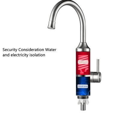 Cina Cucina 3300W Potenza 304 Acciaio inossidabile Rubinetto d'acqua elettrico istantaneo in vendita