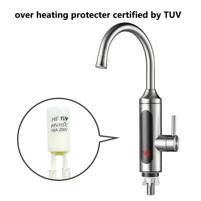 Cina Cucina 3300W Potenza 304 Acciaio inossidabile Rubinetto d'acqua elettrico istantaneo in vendita