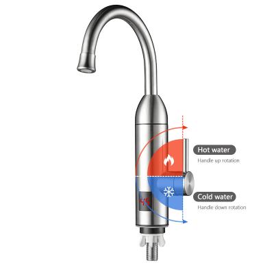 China LED-Temperaturanzeige Elektroheizungshahn 24 Stunden Warmwasserversorgung zu verkaufen