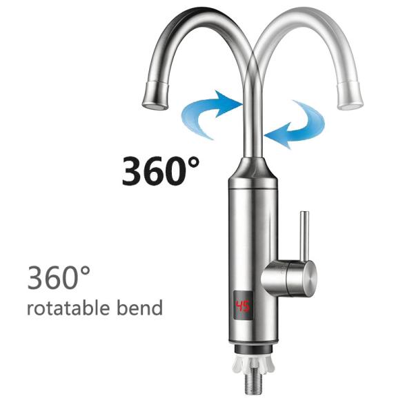 Quality Hot And Cold Water Shifting LED Temperature Display Kitchen Water Heater Tap for sale