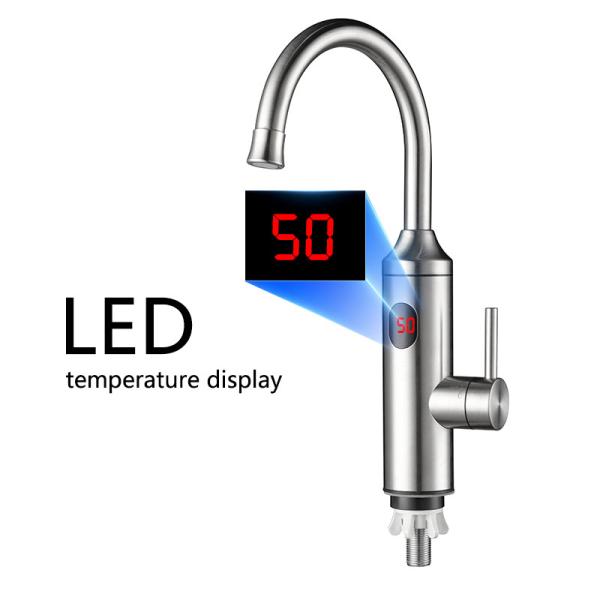 Quality Deck Mounted Electric Tankless Instant Hot Water Heater Faucet Kitchen Heating for sale