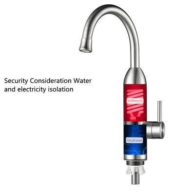 Cina 3300W 304 acciaio inossidabile rubinetto da cucina a freddo caldo 3s riscaldamento rapido in vendita