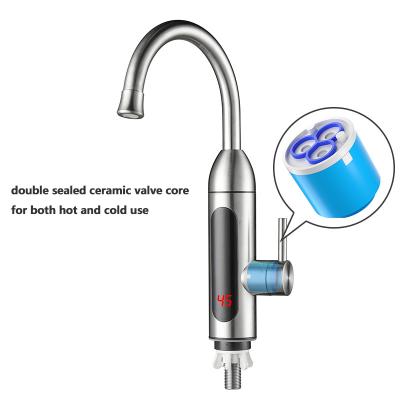 Cina 3300W 304 acciaio inossidabile rubinetto da cucina a freddo caldo 3s riscaldamento rapido in vendita