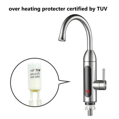 Cina 3300W 304 acciaio inossidabile rubinetto da cucina a freddo caldo 3s riscaldamento rapido in vendita