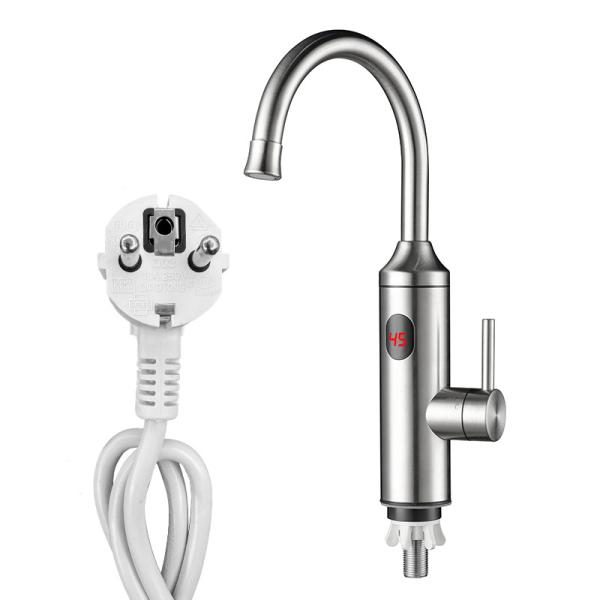 Quality Kitchen Sink Water Tap Instant Hot And Cold Water Electric Heating Faucet for sale