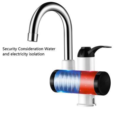 China LED-Temperaturanzeige Instant elektrische Heizung Wasserhahn Warmwasserversorgung zu verkaufen
