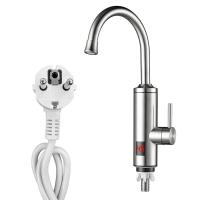 China Single Handle Instant Electric Heating Faucet LED Digital Temperature Display for sale