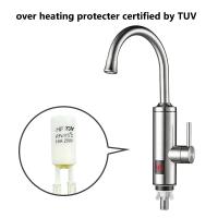China Single Handle Instant Electric Heating Faucet LED Digital Temperature Display for sale