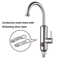 China Single Handle Instant Electric Heating Faucet LED Digital Temperature Display for sale