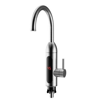 China 304 Stainless Steel 3.3KW CE/ROHS Certified Electric Heating Tap Instant Water Heater Tap for sale