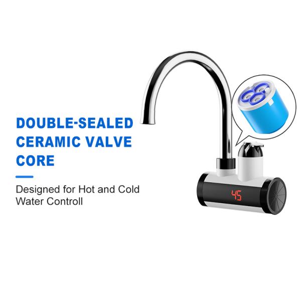 Quality 3300W Instantaneous Electric Water Heater Tap with LED Digital Display and 3s for sale