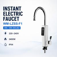 Quality 3s Fast Heating Electric Heating Tap with LED Digital Display and 360° Rotatable for sale