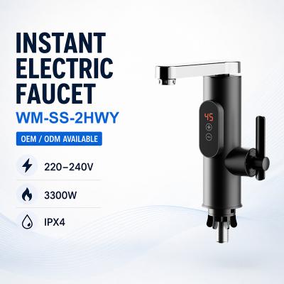 China Tankless Dual Use Hot And Cold Water Tap For Kitchen And Bathroom Water Heater Tap for sale