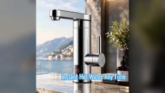 Instant Hot Water Faucet LED Display Kitchen Bathroom