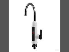 Instant-heating electric hot water tap with 304 stainless steel heating element and temperature