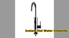 Instant Hot Water Faucet LED Display Kitchen Upgrade