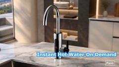 Instant Hot Water Faucet Stainless Steel Design
