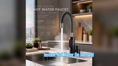 Cast aluminum heating chamber, limescale-resistant, and scald-proof spout for added peace of mind.