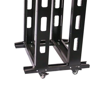 China 600mm* 600mm 42U Double and Single Open Frame Racks for Telecommunication Performance for sale