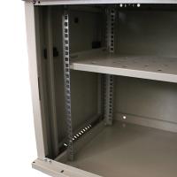 China Large Stock Double Section Wall Mount 19inch 9U Server Rack Network Cabinet for Server Room for sale