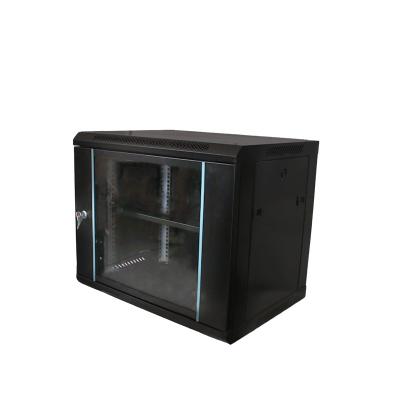 Cina 9U Data Center Server Rack Cabinet realizzato in acciaio laminato a freddo SPCC per la rete di ufficio in vendita