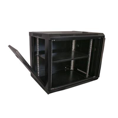 Cina 9U Data Center Server Rack Cabinet realizzato in acciaio laminato a freddo SPCC per la rete di ufficio in vendita