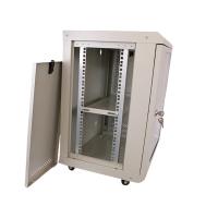 China Double Section Standard Server Rack Cabinet with Hinged Swing Out Wall Mounted Cabinet for sale
