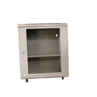 China Double Section Standard Server Rack Cabinet with Hinged Swing Out Wall Mounted Cabinet for sale