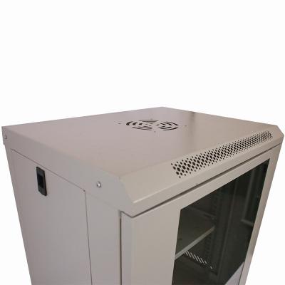 China Double Section Standard Server Rack Cabinet with Hinged Swing Out Wall Mounted Cabinet for sale