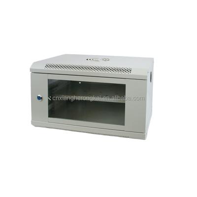 China Effortlessly Install 6u Wall Mounted Standard Server Rack Cabinet with Two Locking Keys for sale