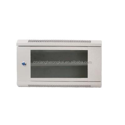 China Effortlessly Install 6u Wall Mounted Standard Server Rack Cabinet with Two Locking Keys for sale