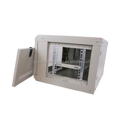 China Effortlessly Install 6u Wall Mounted Standard Server Rack Cabinet with Two Locking Keys for sale