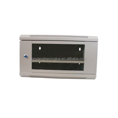 China Effortlessly Install 6u Wall Mounted Standard Server Rack Cabinet with Two Locking Keys for sale