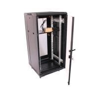 China Data Center 22U Standard Server Rack Cabinet with Two Locking Keys Thicken Network Cabinet for sale