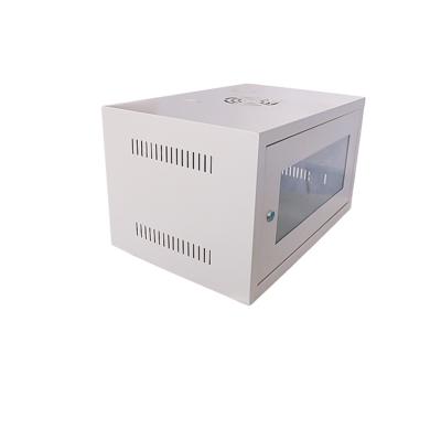 中国 電気キャビネット 6u ネットワーク ウォールマウント囲い 電力コーティング 仕上げとカスタム 販売のため