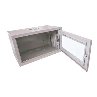 China Removable Side Panel 12U Indoor Wall Mount Server Rack for White Telecom Cabinet for sale