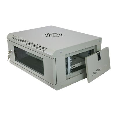 Cina Armadio rack per server OEM 4U Armadio di rete in acciaio laminato a freddo SPCC da 19 pollici con montaggio a parete in vendita