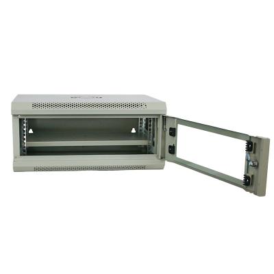 Cina 4U Wall Mount Network Data Cabinet Stainless Steel Deep Server Rack con due chiavi di blocco in vendita