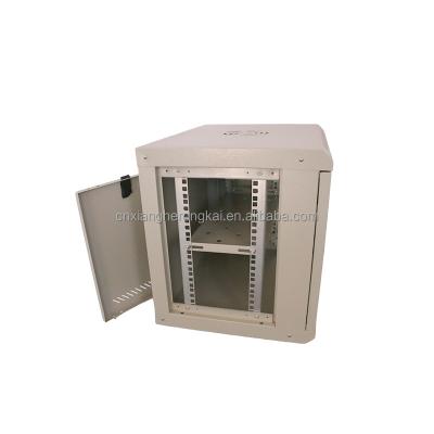 Cina Servitore per reti 9U montato a parete con porta di vetro rinforzata in vendita