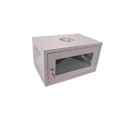 China Convenient Cable Entry Top Cover Network Rack Cabinet 300*530*350 for Wall Mounting for sale