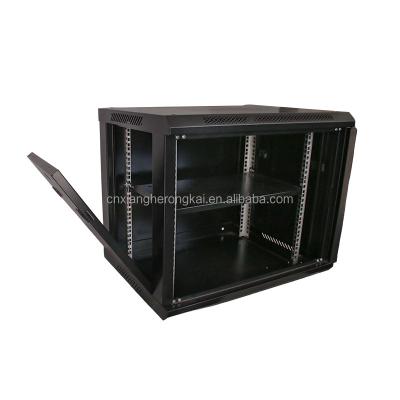Cina Due chiavi di chiusura Appartamento per la rete esterna Servitore Rack Quantità minima di ordine 12u 18u 4u in vendita