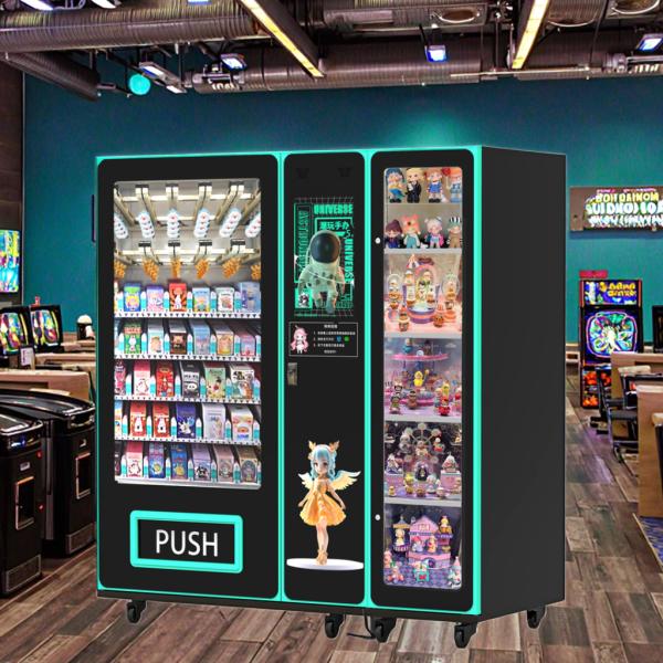 Quality labubu ZD High Revenue Smart Locker Automatic Nail Blind Box Vending Machine Fast Delivery Hot Selling Beauty Candy Sticker mysteri box for sale