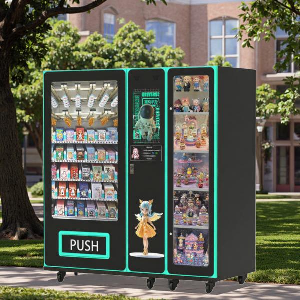 Quality ZD 24/7 Online Guidance Combo Blind Box China Vending Machine with Card Manufacture for sale