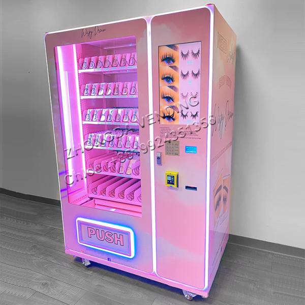 Quality Smart 24 Hours Self-service Automatic Custom Hair Vend Machine Cosmetics Vending for sale