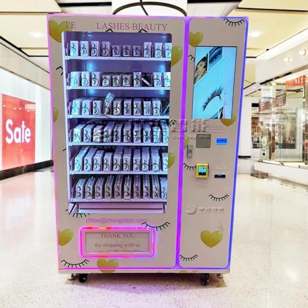 Quality Smart 24 Hours Self-service Automatic Custom Hair Vend Machine Cosmetics Vending for sale
